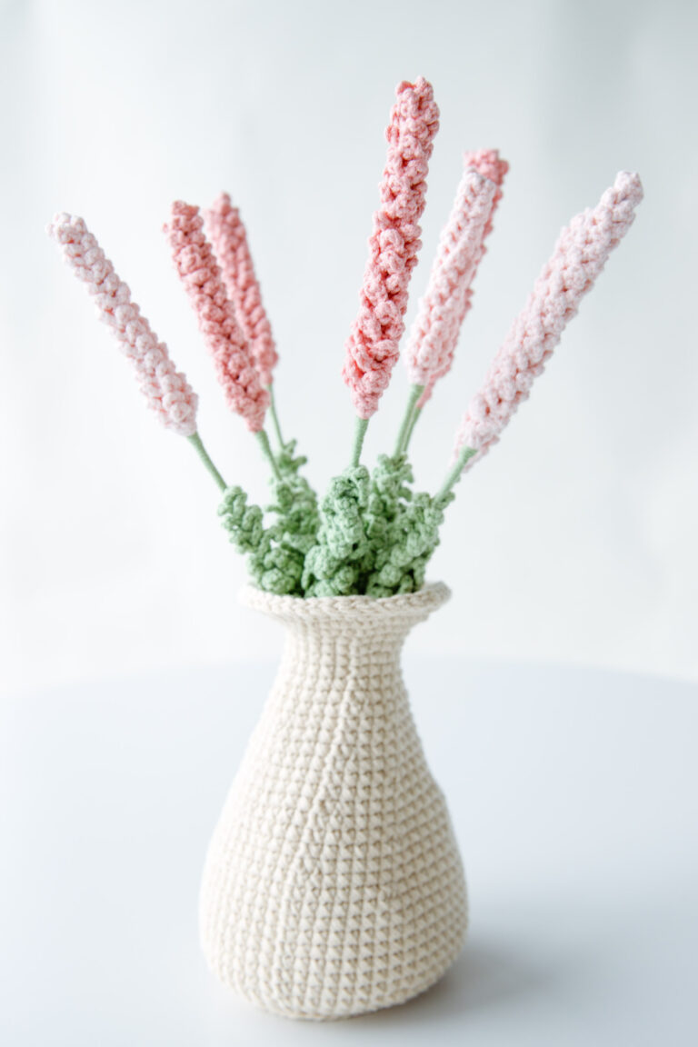 Flowers and Vase Crochet Kit – with PDF pattern - Hookok