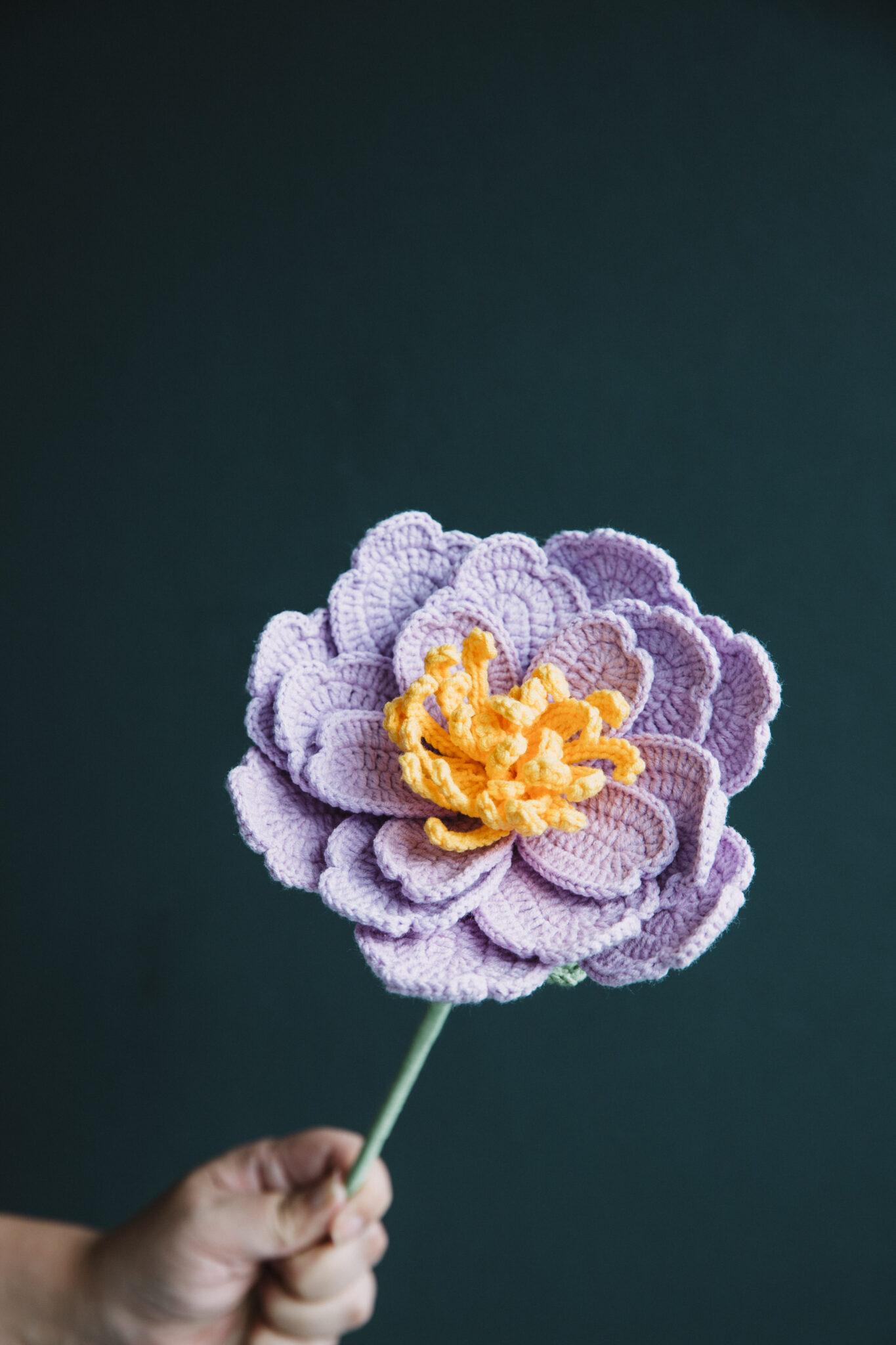 PDF Pattern- Crochet Chinese Peony - Hookok