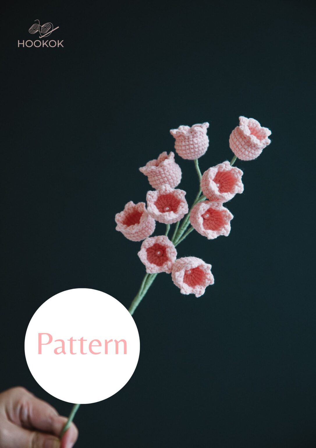 PDF Pattern- Crochet Large Lily of the Valley - Hookok