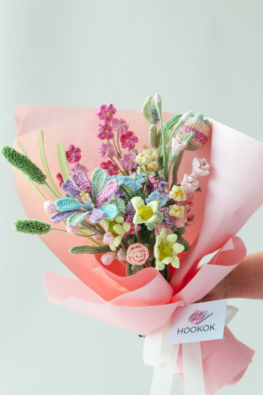 Monet Color Hydrangea Bouquet Kit – with PDF pattern - Hookok
