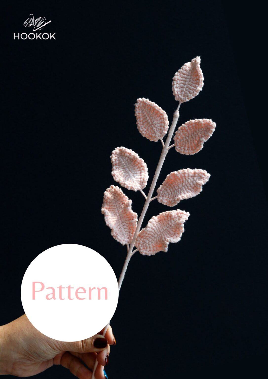 Crochet Small Leaf PDF Patterns – Hookok - Hookok