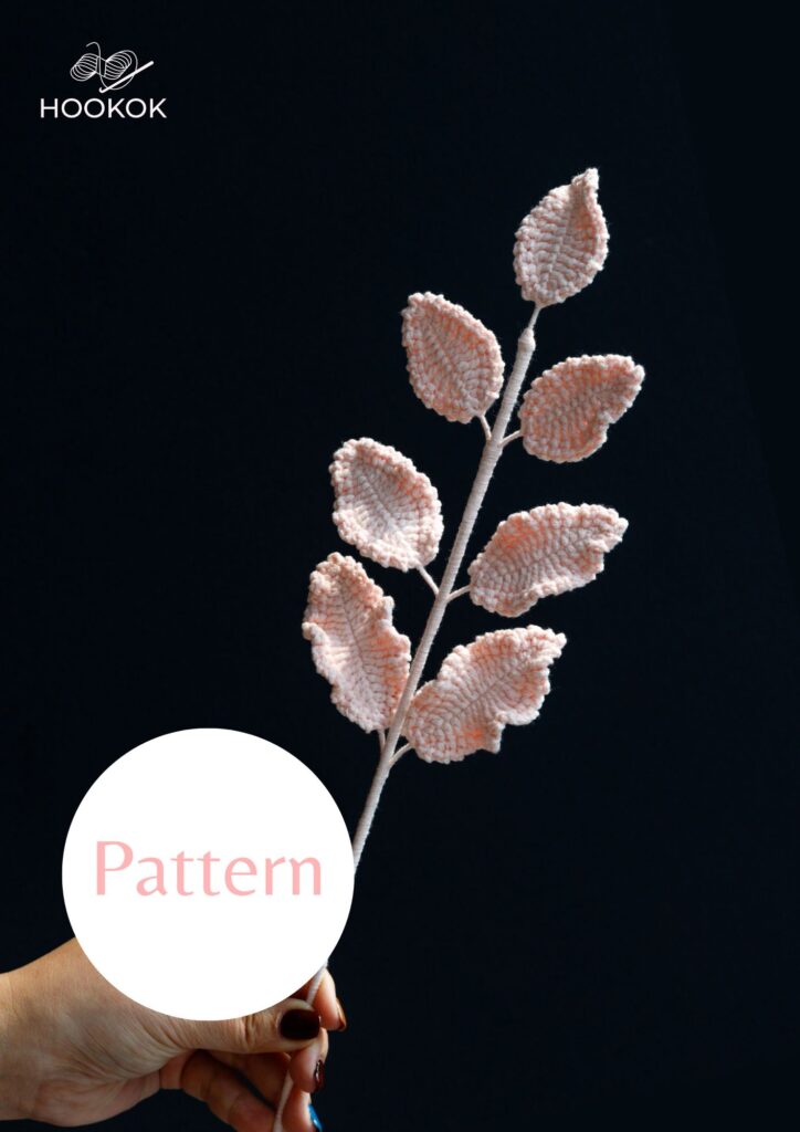 Crochet Small Leaf PDF Patterns – Hookok - Hookok