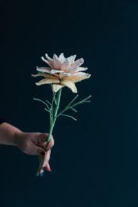 PDF Pattern- Crochet Blushing Bride Flower - Hookok