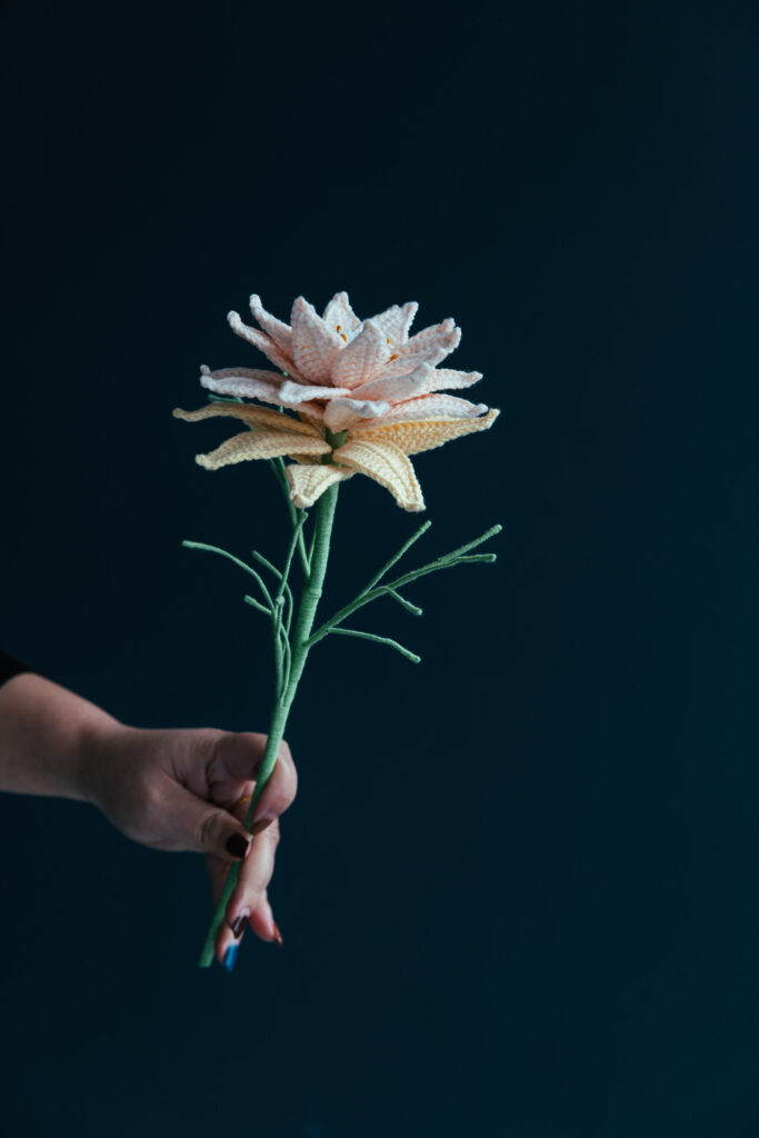 Crochet Blushing Bride Flower Kit – Hookok - Hookok