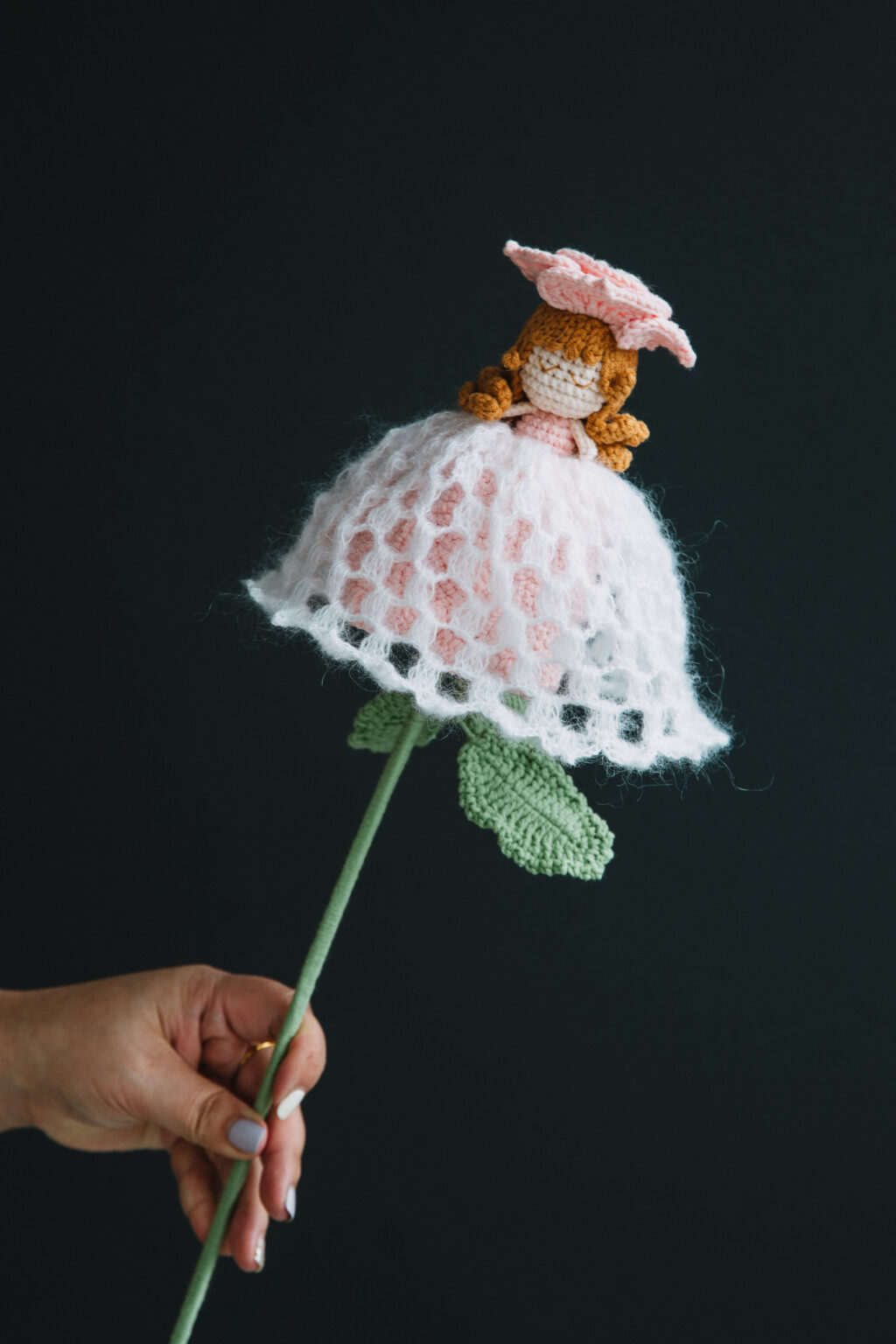 Reversible Lace Rose Fairy Crochet Kit – Hookok - Hookok