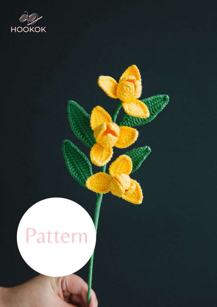 PDF Pattern - Crochet Rumdul Flower - Hookok
