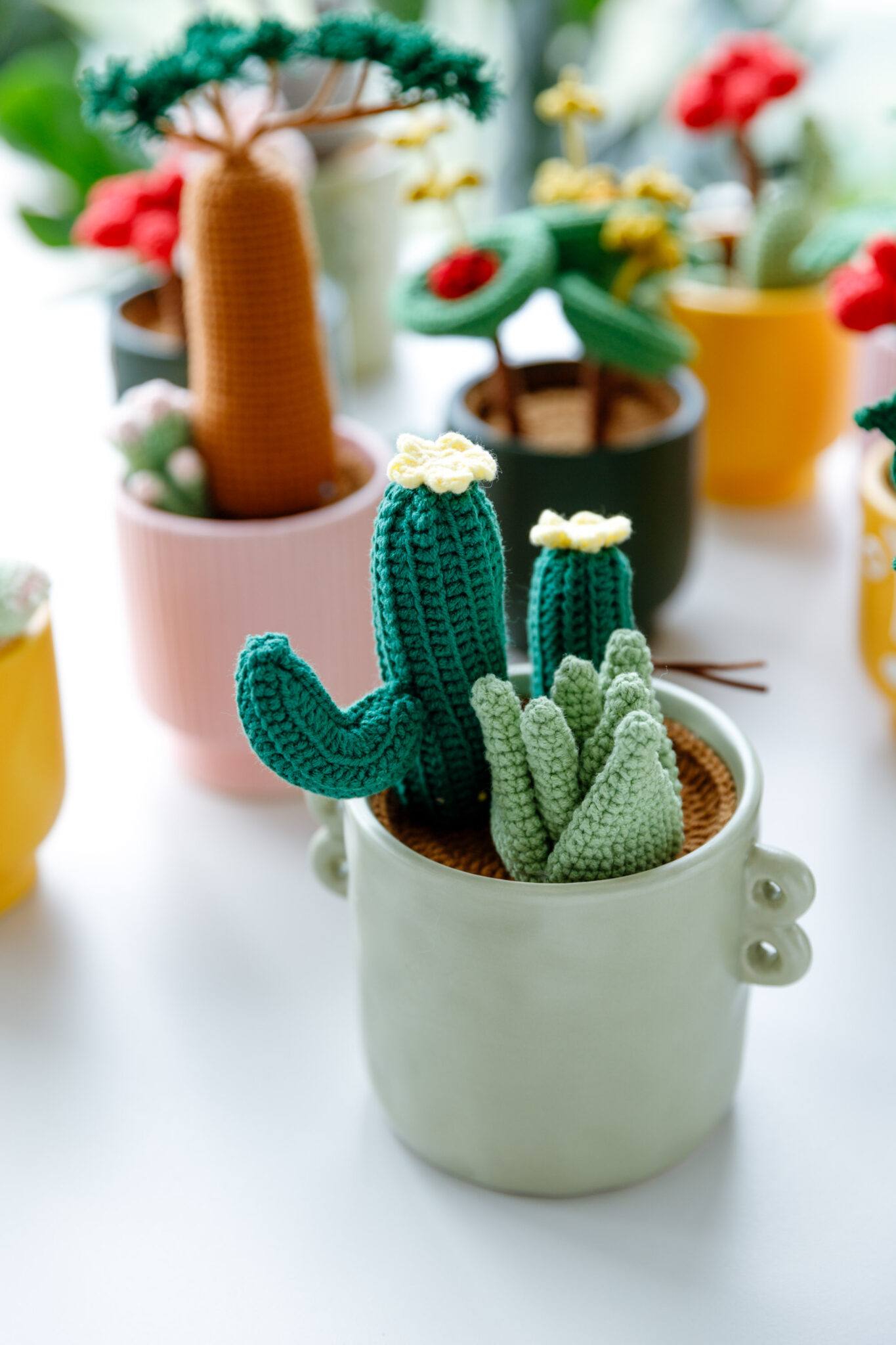 PDF Pattern- Crochet Table Plant - Hookok