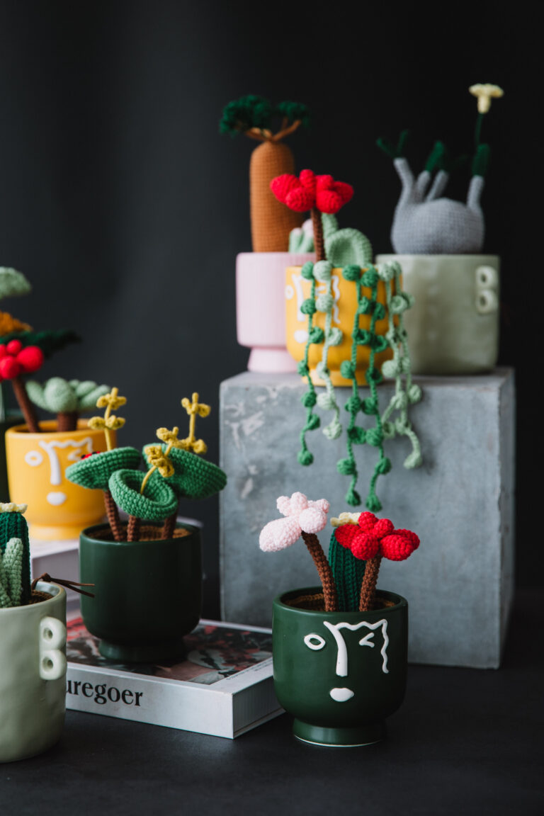 PDF Pattern- Crochet Table Plant - Hookok