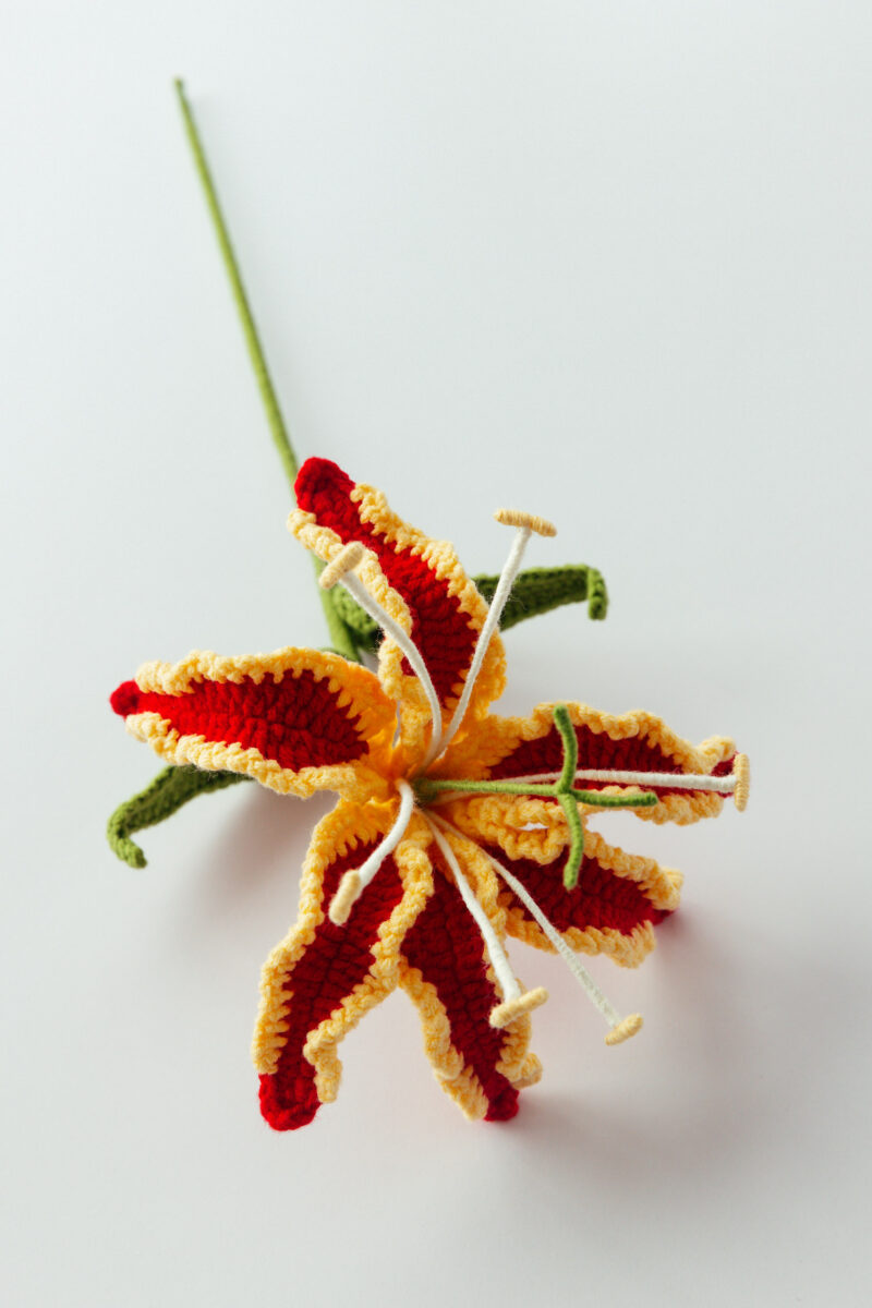 PDF Pattern - Crochet Flame Lily - Hookok
