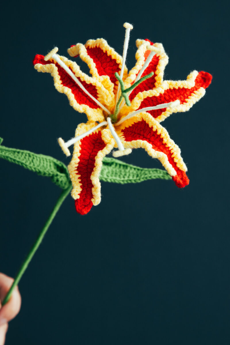 PDF Pattern - Crochet Flame Lily - Hookok
