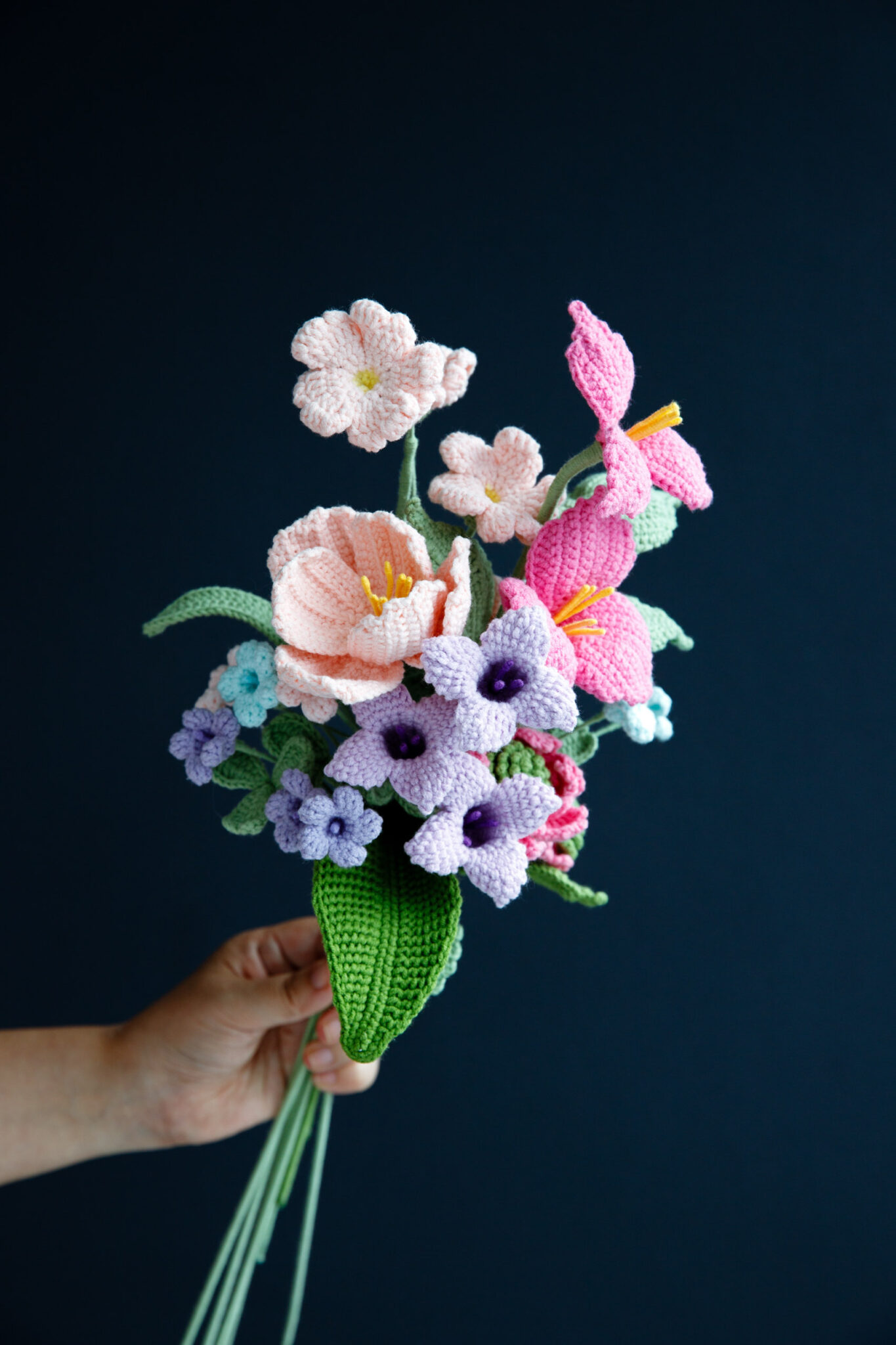 Shiyu Flower Bouquet Kit – with PDF pattern - Hookok