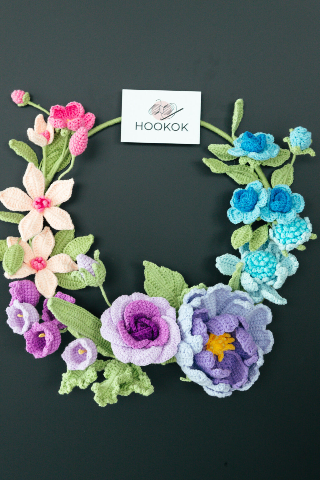 HOOKOK Wreath - Beautiful Crochet Wreath - Hookok