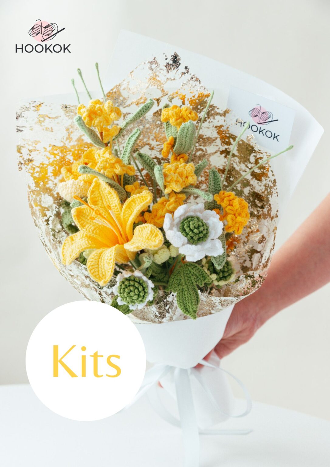 Yellow Peruvian Lily and Osmanthus Flower Bouquet Kit – with PDF ...