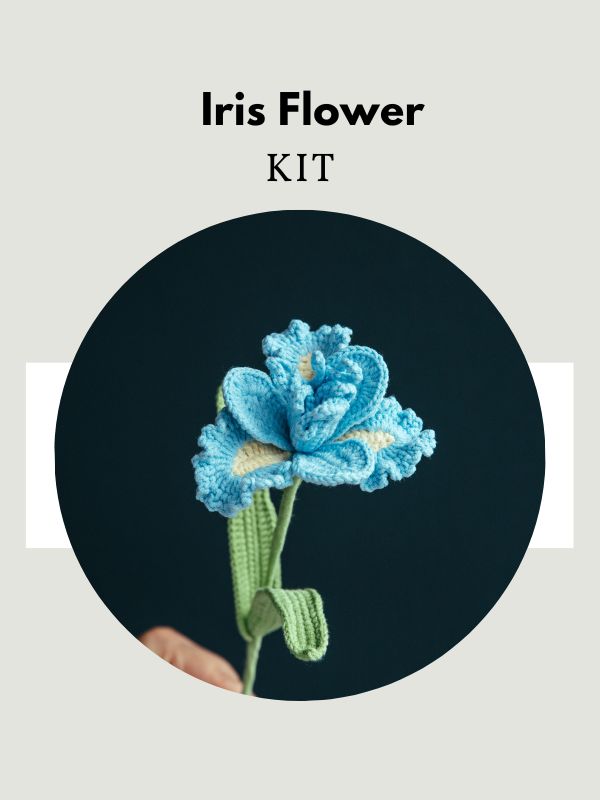 Crochet Iris Flower Kit – Hookok - Hookok