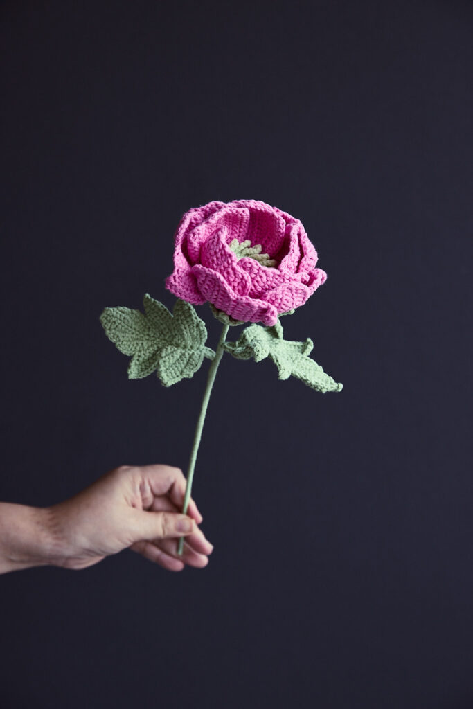 PDF Pattern - Crochet Ranunculus (Afghan Stitch) - Hookok