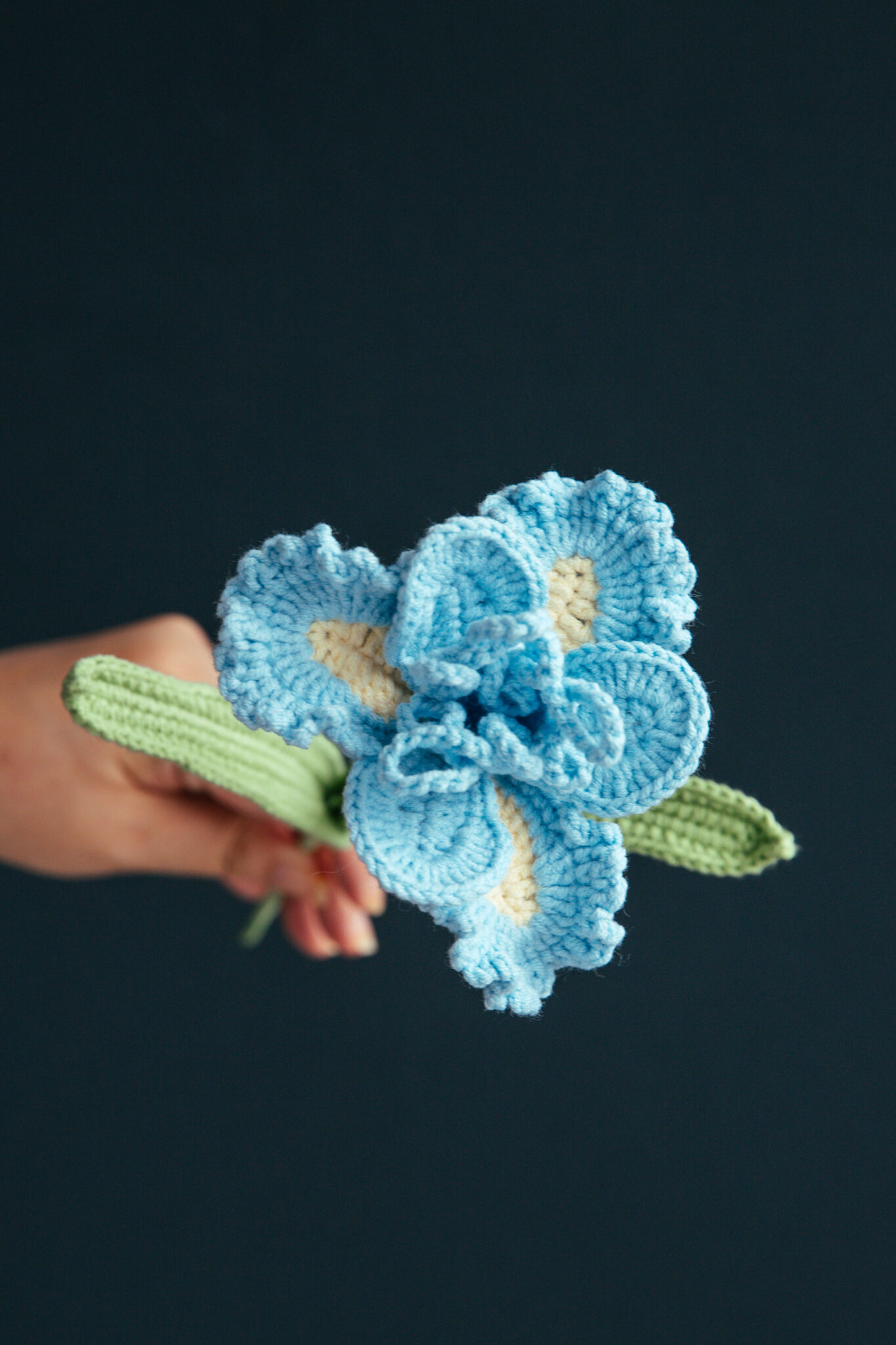 PDF Pattern - Crochet Iris Flower - Hookok