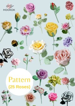 PDF Pattern – Crochet Rose Patterns Collection - Hookok