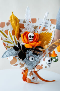 Halloween "Evil Eye" Bouquet Kit - with PDF pattern - Hookok