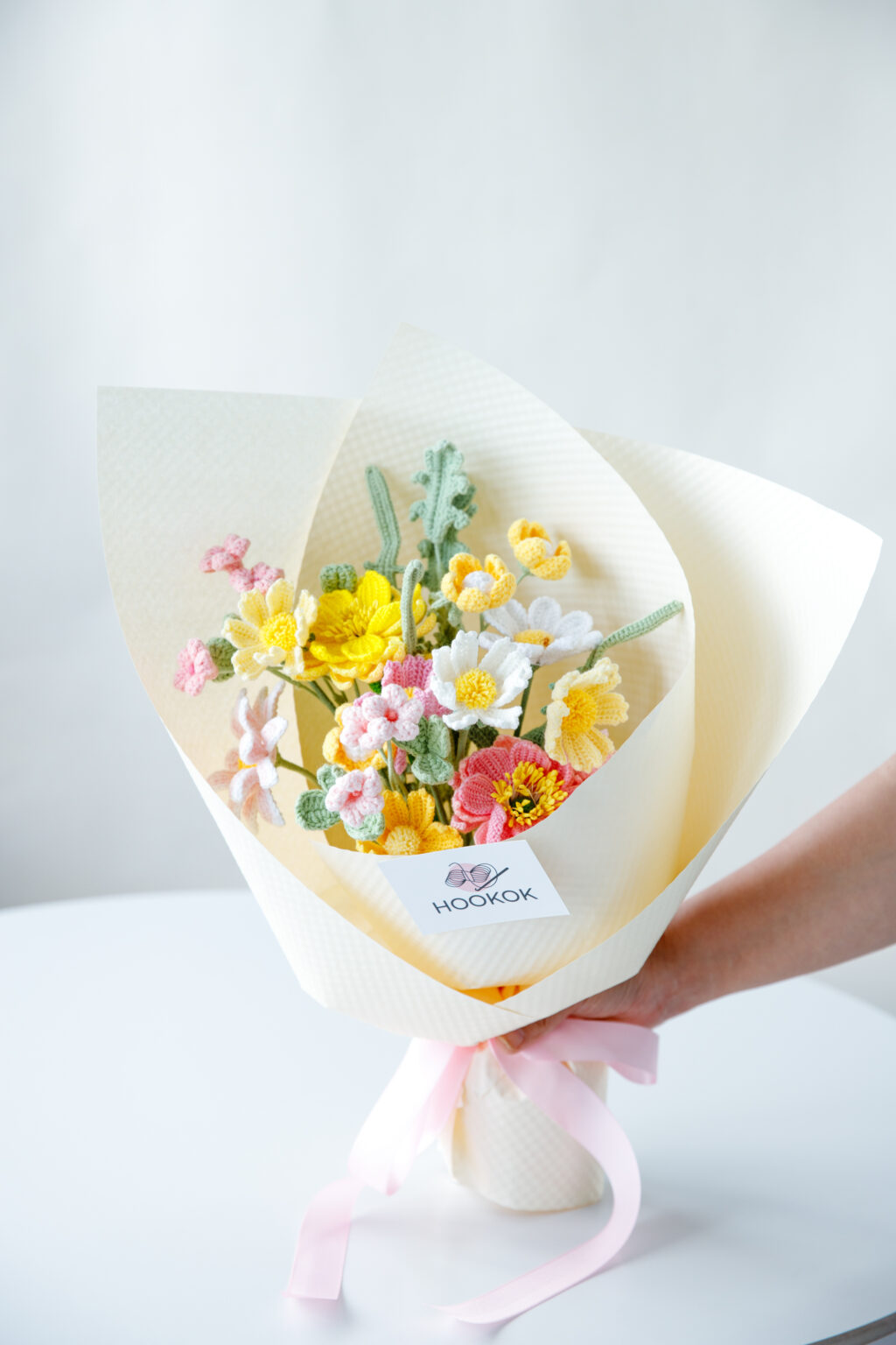 HOOKOK Bouquet - Wildflower and Wood Sorrel Flower Bouquet (16 pieces ...