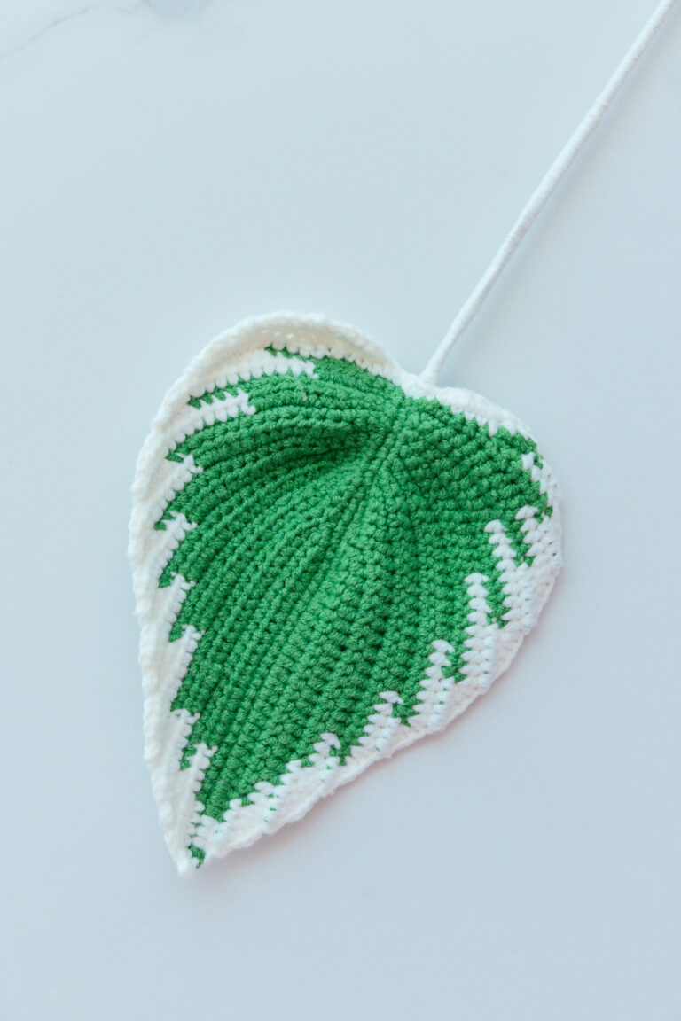 PDF Pattern - Crochet Hosta Leaf - Hookok