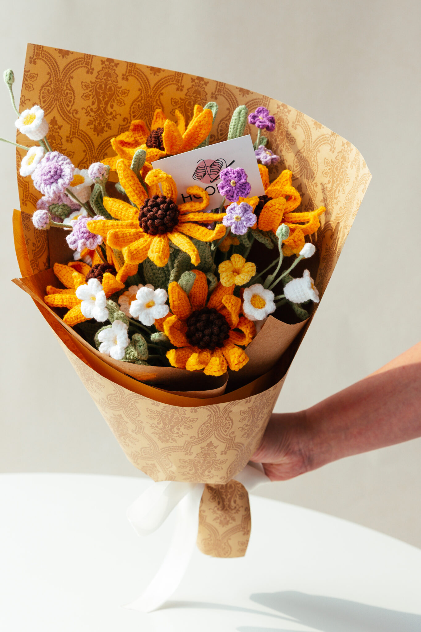 HOOKOK Bouquet - Yellow Coneflower Bouquet (19 pieces) - Hookok