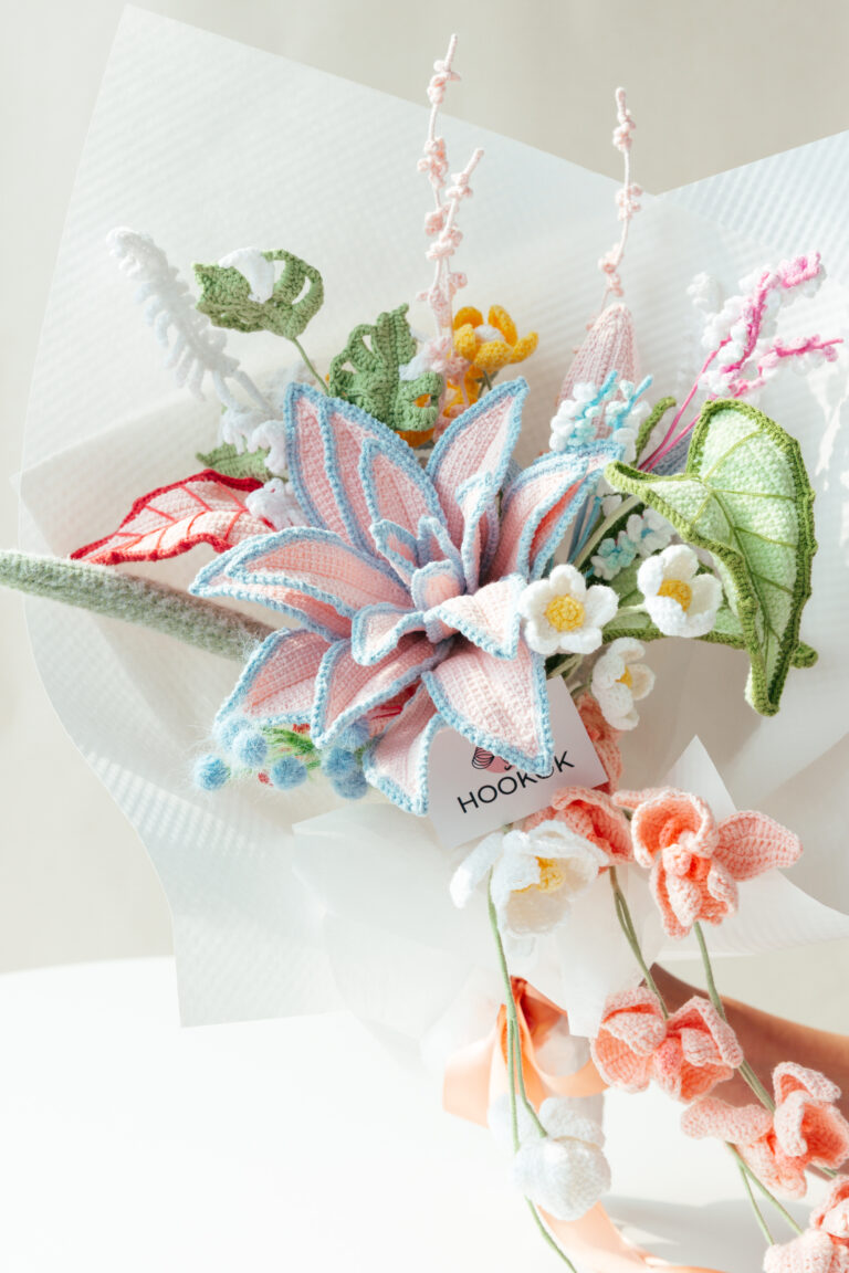 HOOKOK Bouquet - Pink Roselily Aisha Bouquet (19 pieces) - Hookok