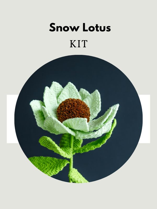 Crochet Snow Lotus Kit – Hookok - Hookok